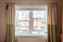 White Sash Windows Frame Interior View - Light, Airy & Timeless Design