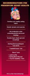 Recommendations for Preserving Heart Health