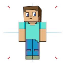 How to draw steve from minecraft