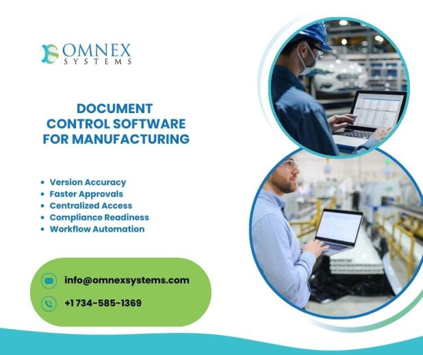 document control software for manufacturing